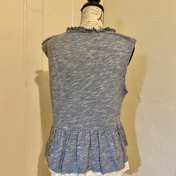 Pilcro | Tops | New Anthropologie Pilcro Ruffled Tiered Tank Nwt | Poshmark
